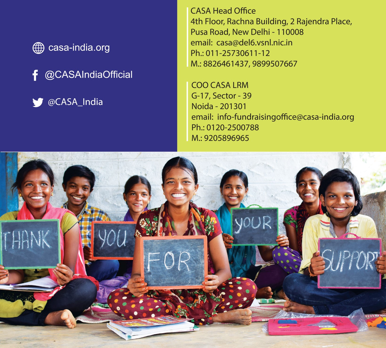 CASA invites Corporates to join efforts providing ‘life of dignity’ to ...